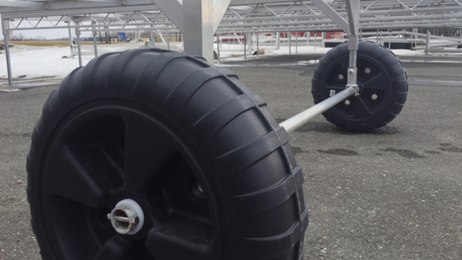 Essieu, braquette et roues - Quais Bertrand